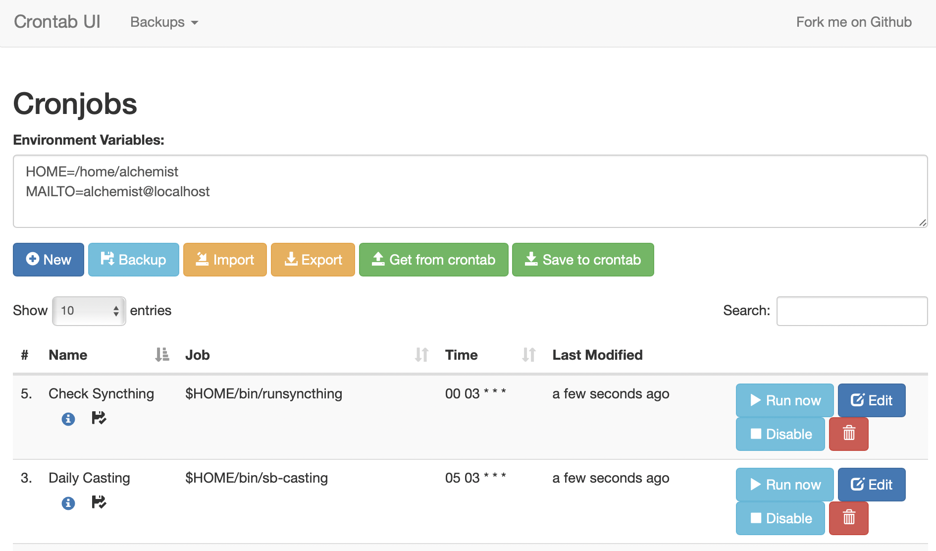 مدیریت Cron Jobs با استفاده از Crontab UI در لینوکس - لینوکس من